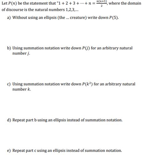 Solved Let P N Be The Statement That N N N Chegg Com
