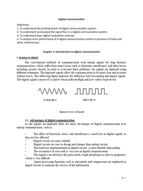 Digital Communication Pdf Sampling Signal Processing Modulation