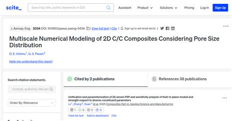 Multiscale Numerical Modeling Of 2d Cc Composites Considering Pore