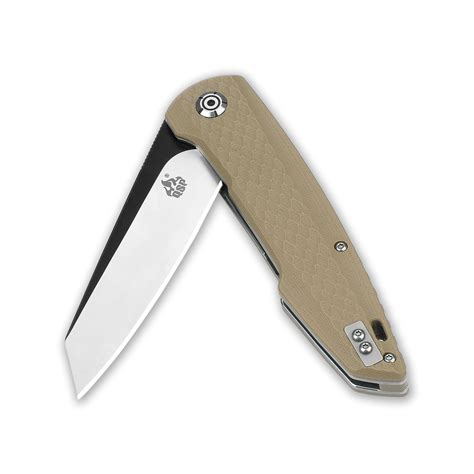 Qsp Phoenix D2 Blade Sand G10 Liner Lock Qsp Knife
