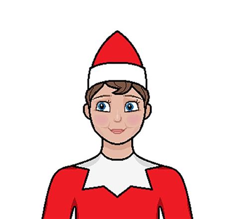 Silly Elf Printable Male Paper Doll Christmas Elf Xmas Etsy