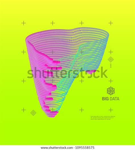 Big Data Graph Visualization Dynamic Effect Stock Vector Royalty Free 1095558575 Shutterstock