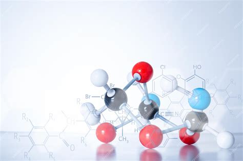 Premium Photo Atom Molecules 3d Render