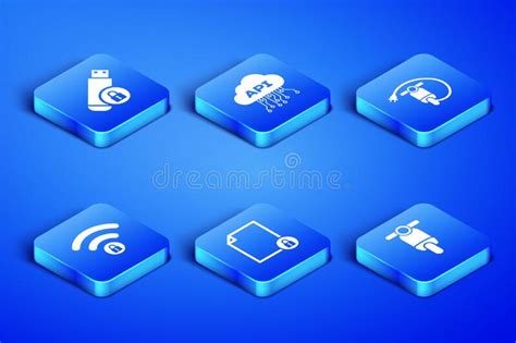 Set Scooter Usb Flash Drive With Lock Document And Wifi Locked Cloud Api Interface And