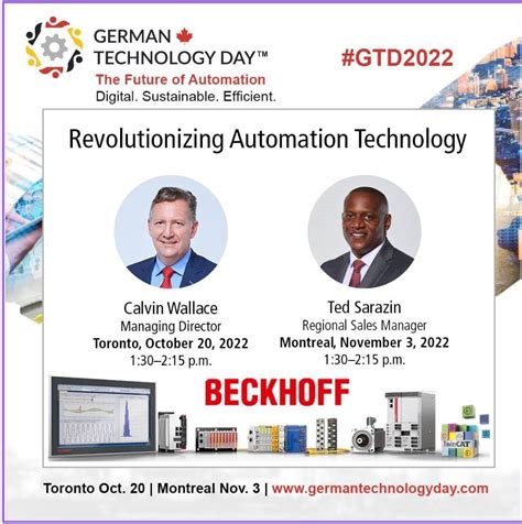 Beckhoff Automation Canada On Linkedin Gtd2022 Beckhoff Newautomationtechnology