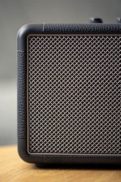 Free Photo Square Music Speaker Control Knobs Closeup Details