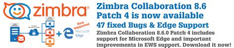 Zimbra Collaboration Patch Is Here Fixed Bugs Edge Support Zimbra Blog