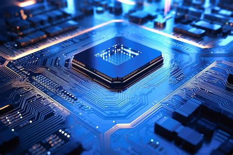 Premium Ai Image A Powerful Computer Processor Or Chip On A Motherboard Modern Technologies