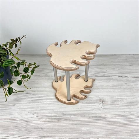 Підставка під кімнатні рослини підставка під вазони тримач вазона натуральна з металевими