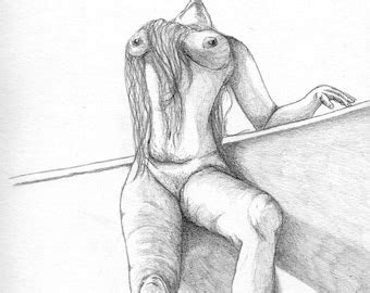 Nude Sketch Wallpaper Etsy