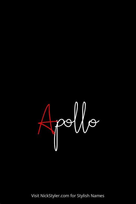 Apollo Stylish Name Apollo Mobile Legends