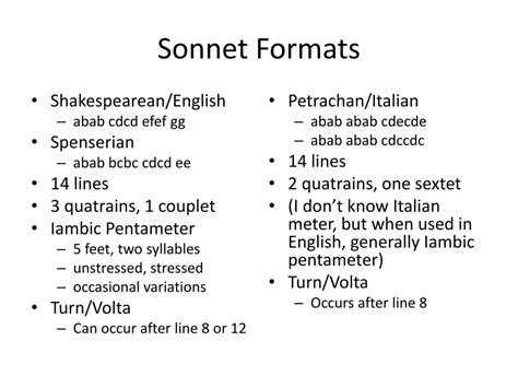Ppt Shakespeares Sonnets Powerpoint Presentation Free Download Id