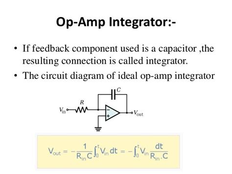 Integrator And Differentiator Op Amp