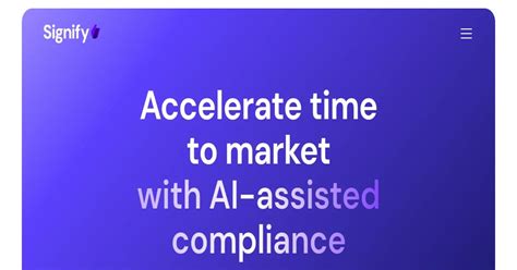 Signify Compliance Tools Ai Tool Beyond The Ai