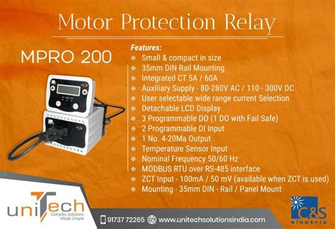 A Reliable Lv Motor Protection From Cands Unitech Solution