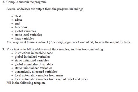 Solved Operating System Class Homework Process Logical Chegg