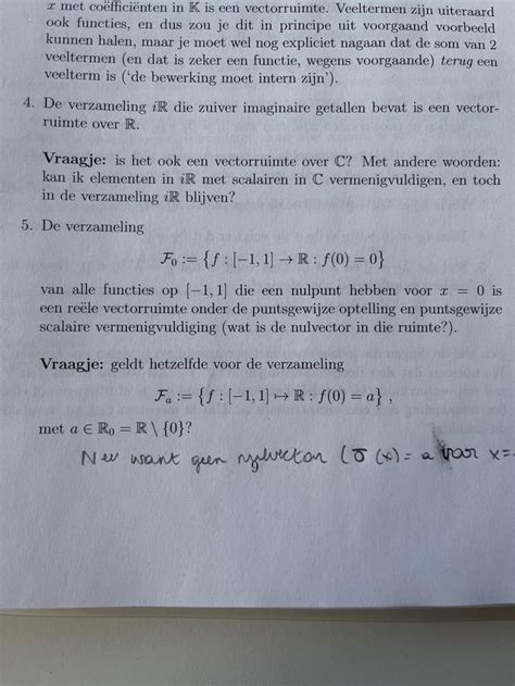 Zero Vector Of A Function R Learnmath