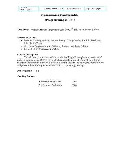 programming fundamentals cs116 pdf c subroutine