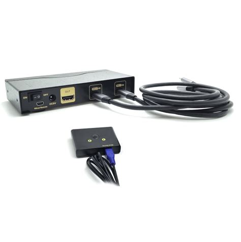 2 Port Usb Type C Kvm Switch Gold Touch