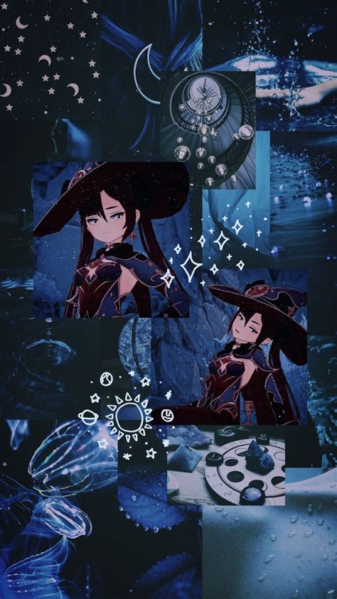 Mona Genshin Impact Aesthetic Wallpaper Aesthetic Wallpapers Wallpaper Anime