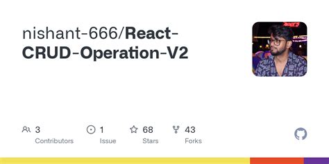 github nishant 666 react crud operation v2