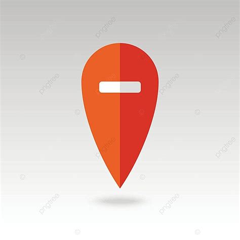 Minus Pin Map Icon Map Pointermarkers Arah Putaran Navigasi Vektor Arah Bulat Navigasi Png