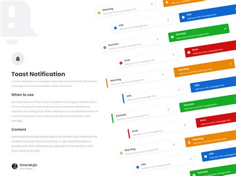 Toast Notification By Elma Mujic On Dribbble