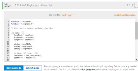 Solved Given Main Complete The Songnode Class To Include