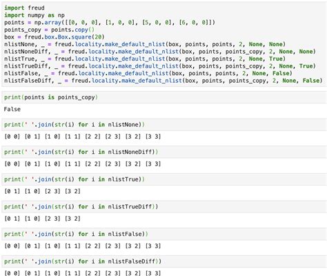 Make Default Nlist Not Working As The Documentation Issue Glotzerlab Freud GitHub