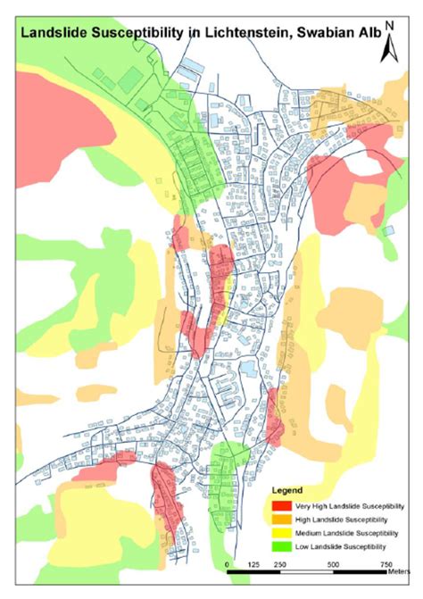 The Landslide Susceptibility Zones In Lichtenstein Download