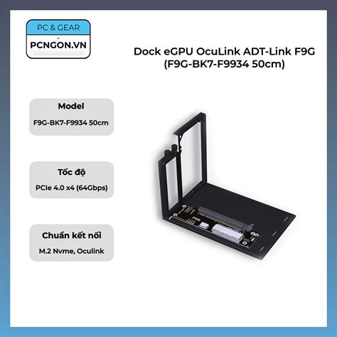 Dock Egpu Oculink Aoostar Ag02 Oculink Usb4 Kèm Nguồn 800w Pcngon