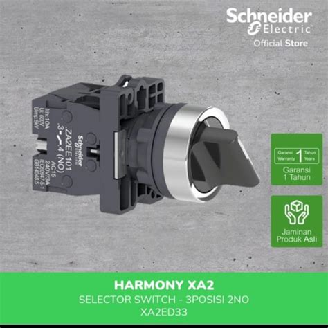 Jual Selektor Selector Switch Schneider 22mm 2 Posisi 1no Xa2ed21 3 Posisi 2 No Kota