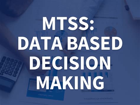 Mtss Data Based Decision Making Ncesd