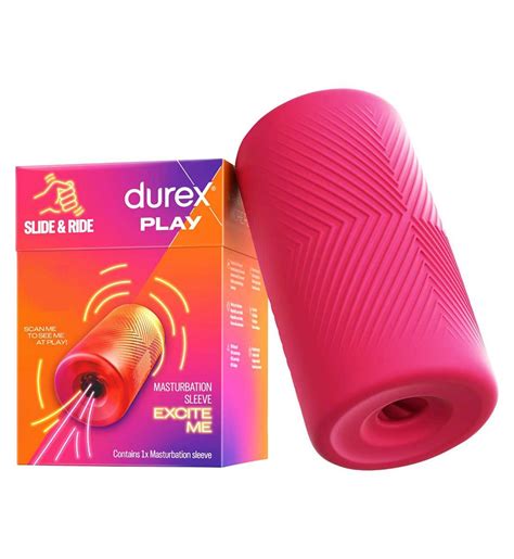 Durex Play Slide And Ride Masturbation Sleeve Jilling Womens Sex Toys