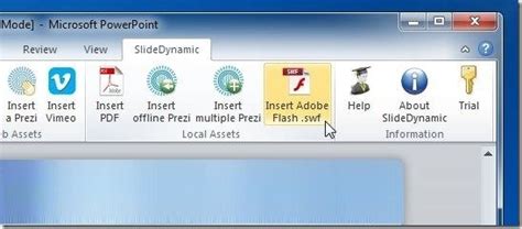 How To Add Swf Files In Powerpoint To Create Flash Presentations