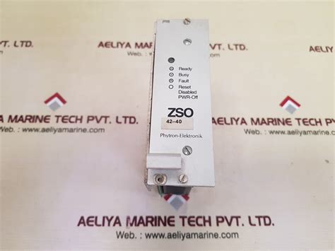 Phytron Elektronik Zs0 42 40 Mini Stepper Motor Driver Aeliya Marine Tech
