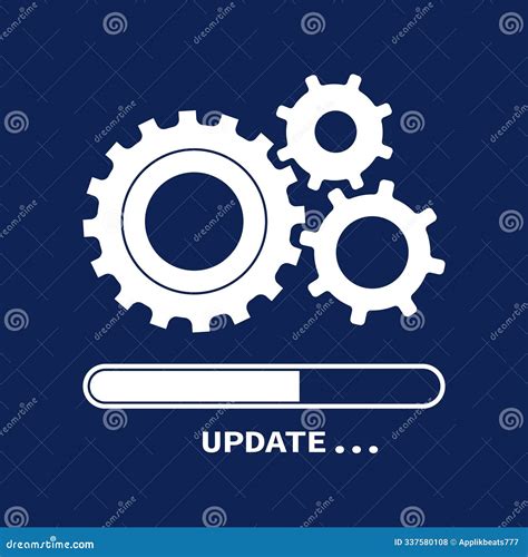 Update Process Icon Upgrade Or Reload System Progress Software Change