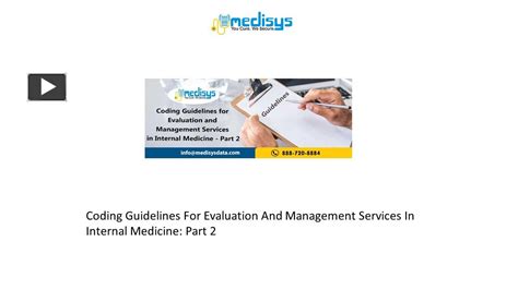 Ppt Coding Guidelines For Evaluation And Management Services In