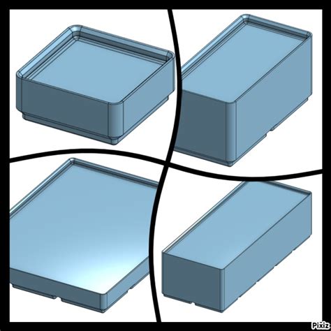 Gridfinity Collection Solid Bins For Customization Step Files By