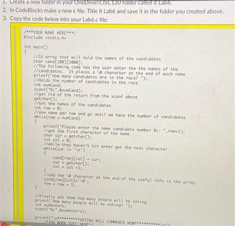 Solved Using C Languagecode In The First Photo Yellow Box
