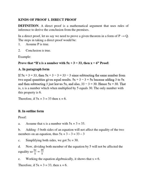 Problem Solving Strategy Download Free Pdf Mathematical Proof Logic