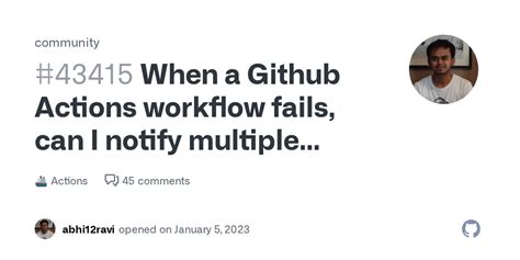 When A Github Actions Workflow Fails Can I Notify Multiple Recipients