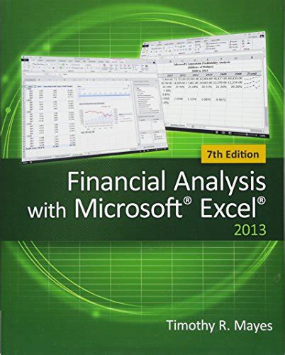 Financial Analysis With Microsoft Excel Th Edition Let Me Read