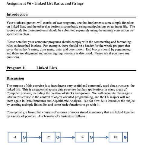 Solved Assignment 6 Linked List Basics And Strings