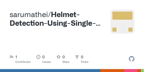Github Sarumatheihelmet Detection Using Single Shot Detector