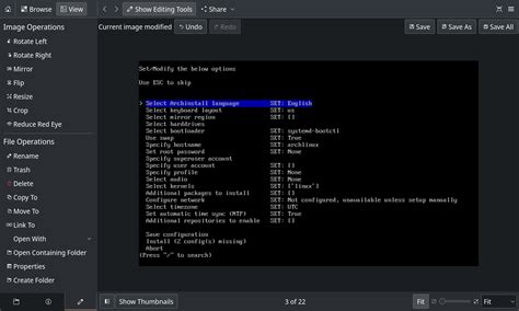 cropping images with kde gwenview lorenzo bettini