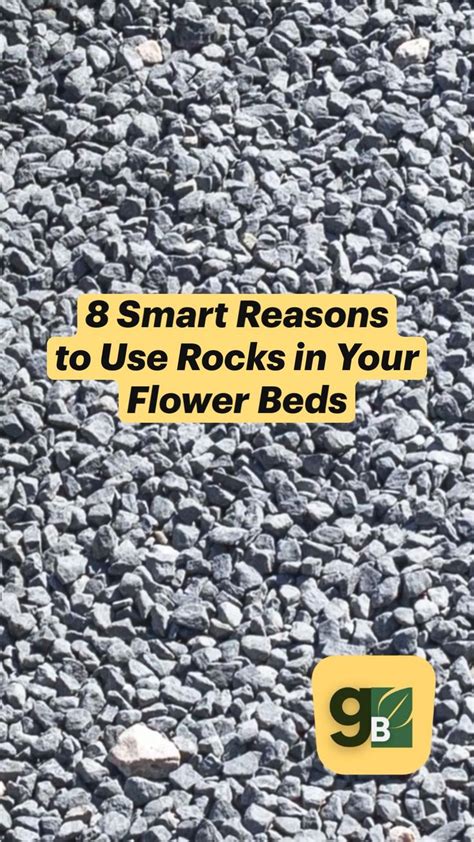 Flower Bed Idea Rocks As Mulch Alternative