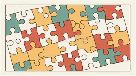 Jigsaw Puzzle Pieces Game And Problem Solving Concept Vector Design
