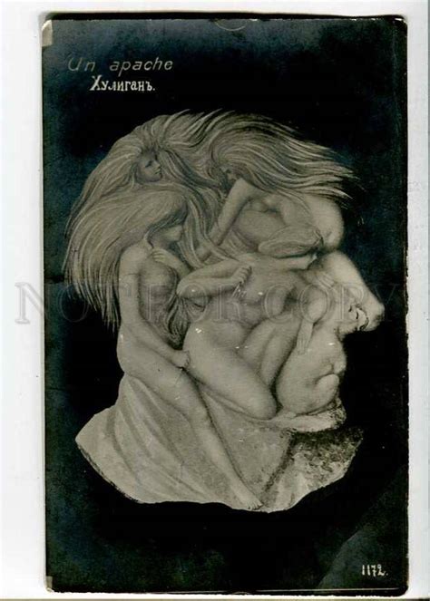 METAMORPHIC Nude Women APACHE Hooligan Vintage PC Topics Folklore Legends Fairy