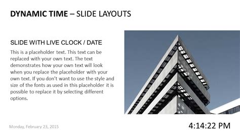 How To Display A Live Clock In Powerpoint